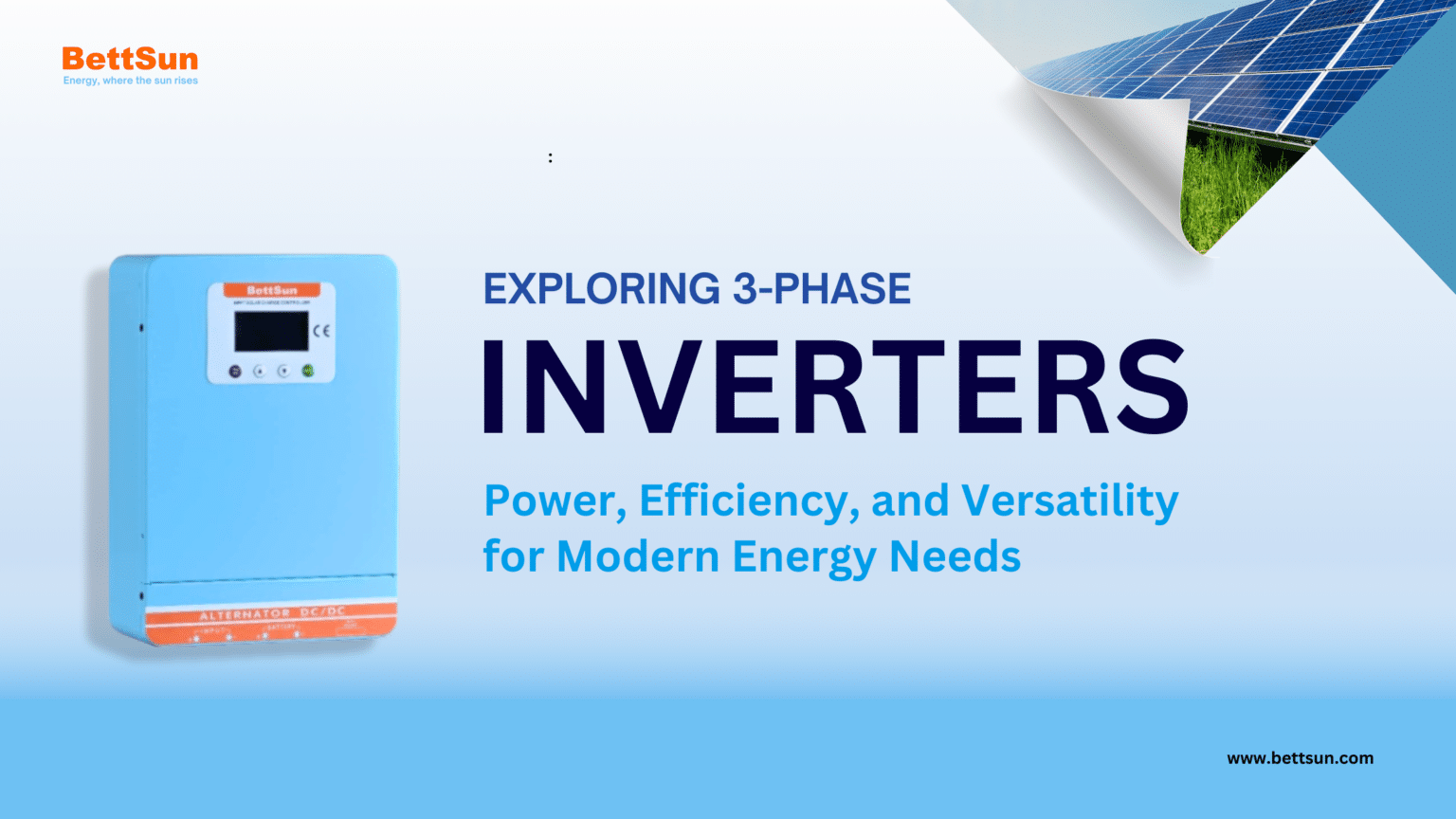 Explorando los Inversores Trifásicos: Potencia, eficiencia y versatilidad para las necesidades ...